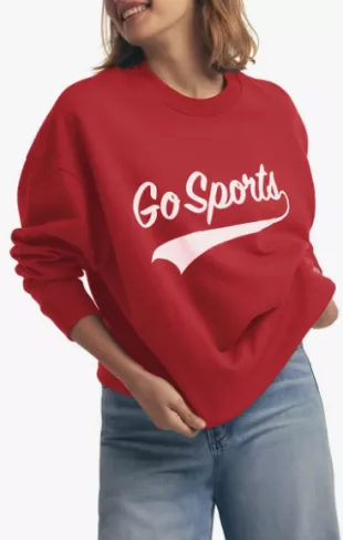 Favorite Daughter - Go Sports Sweatshirt in Dark Navy