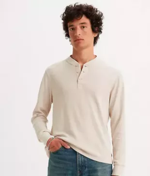 Levi's - Long Sleeve Thermal Henley