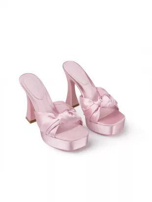 Nana Jacqueline - Mara Platform Sandals in Light Pink