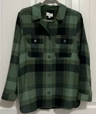 BP - Green Flannel Jacket