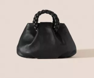 Hereu - Bombon Small Plaited-Handle Leather Crossbody Bag