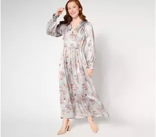 Me by Jennie Garth - Regular Woven Maxi Dress - QVC.com