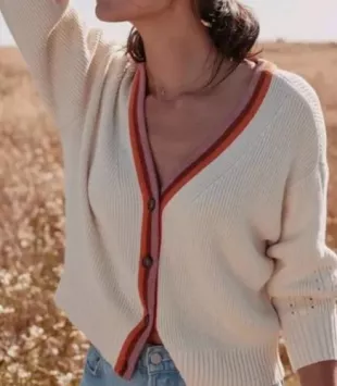 nordstrom - MARINE LAYER Cropped Cardigan In Ivory