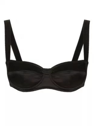 Dolce & Gabbana - Silk Satin Balconette Bra