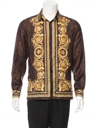 Versace - Baroque Silk Shirt