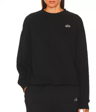 alo - Accolade Crew Neck Pullover Sweatshirt