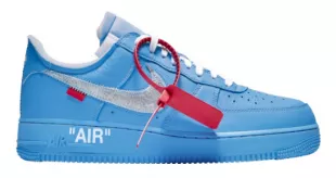 Nike - Air Force 1 Low x Off White Light Blue MCA