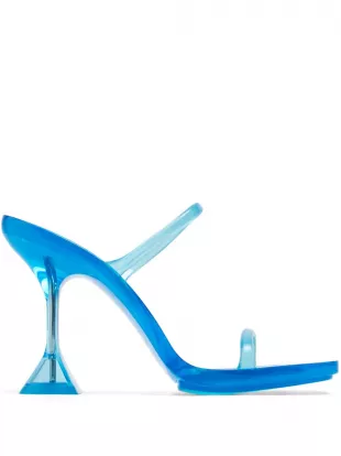 Amina Muaddi - Brito Translucent Mules