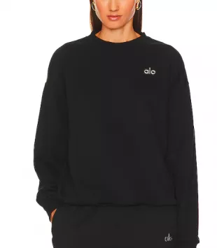 alo - Accolade Crew Neck Pullover Sweatshirt