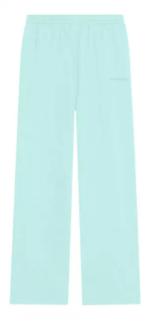 Balenciaga - Mint Blue Small Logo Sweatpants