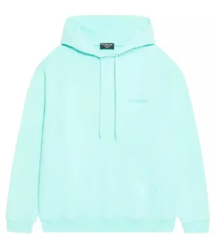 Balenciaga - Mint Blue Medium Fit Hoodie