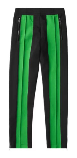 Bottega Veneta - Black & Green Panel Trackpants