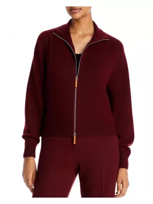 Lafayette 148 - Cashmere Two-way Zip Cardigan Sweater In Multi