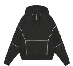Cav Empt - Wide Rib Cut Heavy Hoodie Black