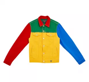 Guess - x J Balvin Colorblocked Denim Jacket