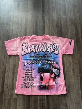 Hellstar - Pink 'Brainwashed' T-Shirt