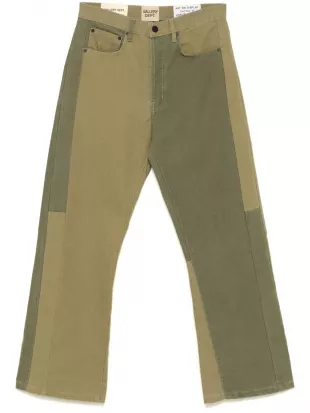 Gallery Dept. - Olive Green Colorblock Leg Pants