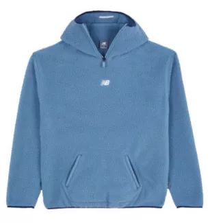 New Balance - Light Blue Sherpa Fleece Hoodie