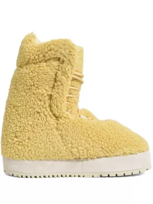 PDF CHANNEL - Yellow Shearling Venus Boots