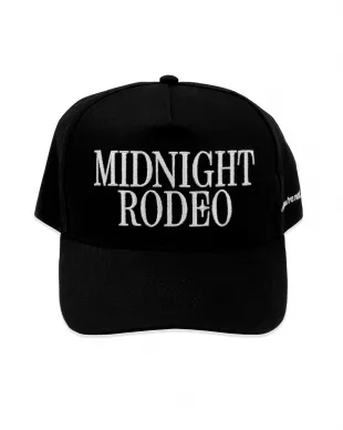 Midnight Rodeo - Black Logo Classic Trucker Hat