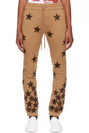 Amiri - x Chemist Brown Star Patch Sweatpants