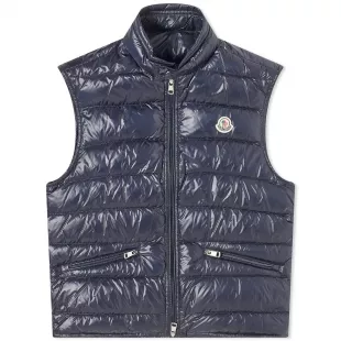 Moncler - Navy Blue Gui Padded Vest