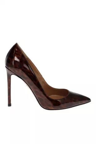 Aquazzura - Purist Tortoise Shell Leather Pumps
