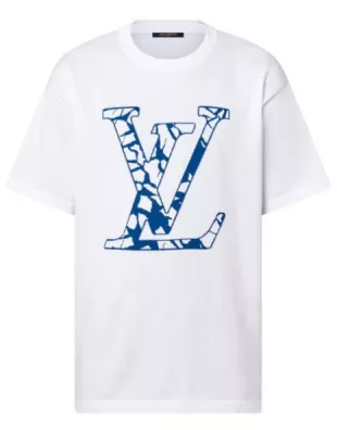 Louis Vuitton - White Cracked Ice LV T Shirt