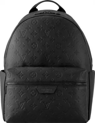 Louis Vuitton - Black Shadow Monogram Discovery Backpack