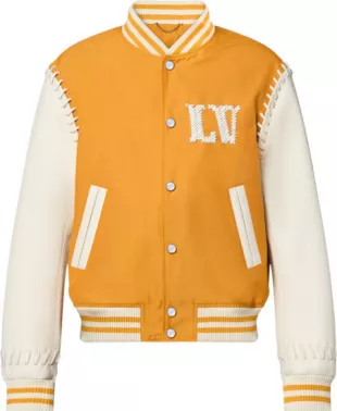 Louis Vuitton - Yellow & White Western Varsity Jacket