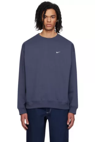 Nike - Thunder Blue Solo Swoosh Sweatshirt
