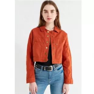 Urban Outfitters - Gigi Cropped Gas Jacket