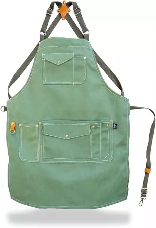 Farmer's Defense - Canvas Gardening Apron With Durable Pockets