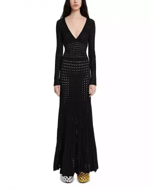 A.W.A.K.E. MODE - Perforated Knit Dress