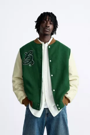 Zara - Bomber Jacket with Patches