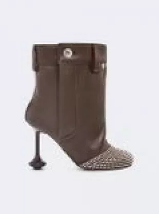 Loewe - Toy Boot in Leather and Crystal