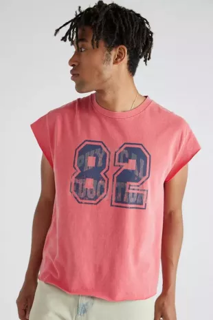 Urban Outfitters - Physical Education Cutoff Muscle Tee