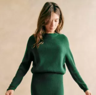 Sézane - Sami Jumper in Bottle Green