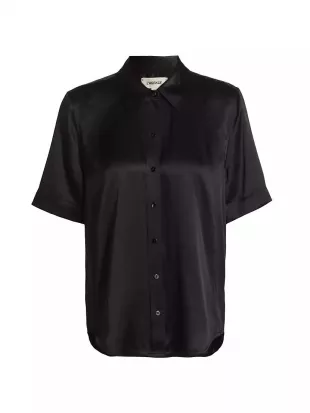 L'agence - Ellah Satin Silk Shirt