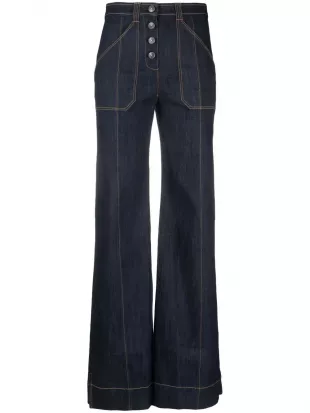 Cinq à Sept - Long Benji Cotton Jeans