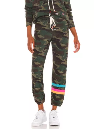 sundry - Stripes Dark Camo Pants