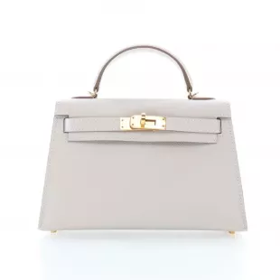 Hermès - Gris Mini Kelly Bag
