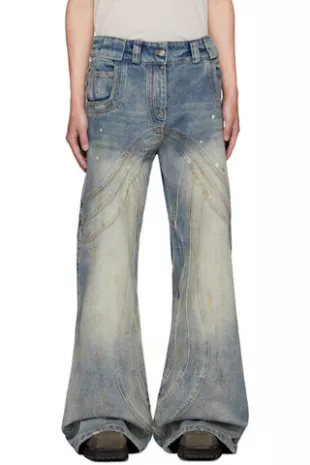 No/Faith Studios - Vintage Blue Heavy Wave Jeans