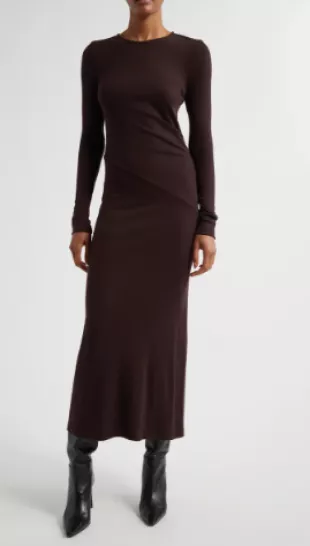 Reiss - Sloane Long Sleeve Wool Body-Con Dress