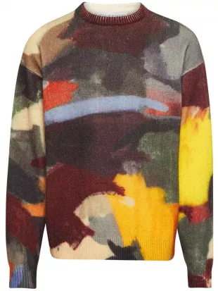 JW Anderson - Abstract-pattern Jumper