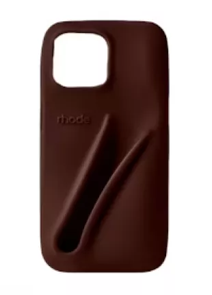 rhode - Lip Case Silicone iPhone Case Espresso