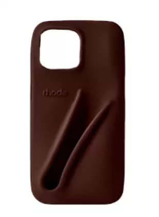 rhode - Lip Case Silicone iPhone Case Espresso