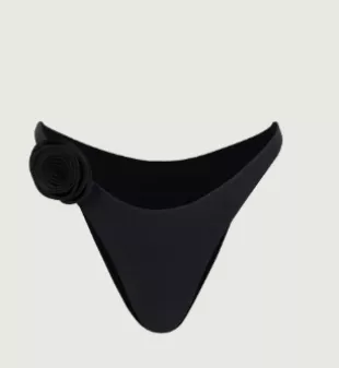 same - Rosette 90s Bottom Faux Suede Black