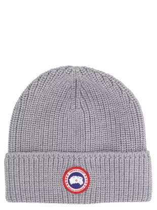 Canada Goose - Heather Grey Rib Beanie