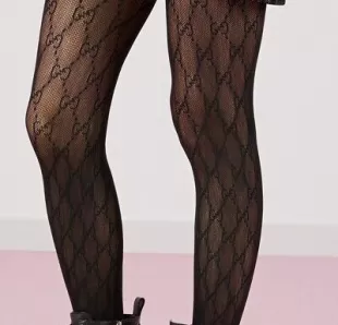 Gucci - Interlocking G Tights Black